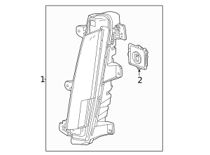 2021-2024 Cadillac Passenger Side Daytime Running Lamp 87869672 | OEM ...