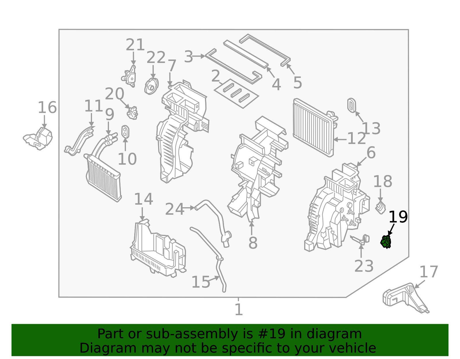 2021-2024 Kia Actuator 97161-L1100 | Kia Automotive Parts