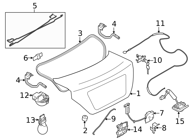 2020-2024 Nissan Versa Lock Actuator 84630-3RA0A | Nissan Parts Store