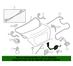 2020-2024 Nissan Versa Lock Actuator 84630-3RA0A | Nissan Parts Store
