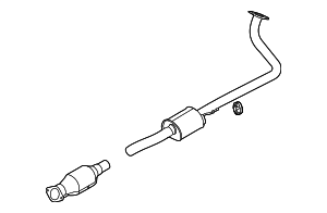 28600-Q5250 - Center Muffler 2021-2023 Kia Seltos | Kia.Parts Store