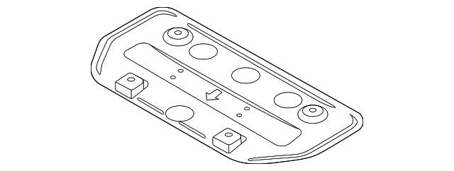 28795-Q5500 - Heat Shield 2021-2024 Kia Seltos | Kia.Parts Store