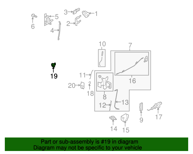 1992-2014 Ford Striker F2UZ-15264A10-B | QuirkParts