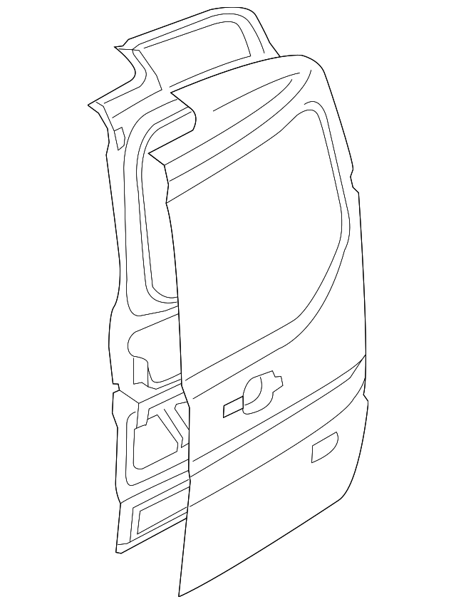 2018-2023 Ford Transit Connect Door Shell DT1Z-6140010-AM | OEM Parts ...