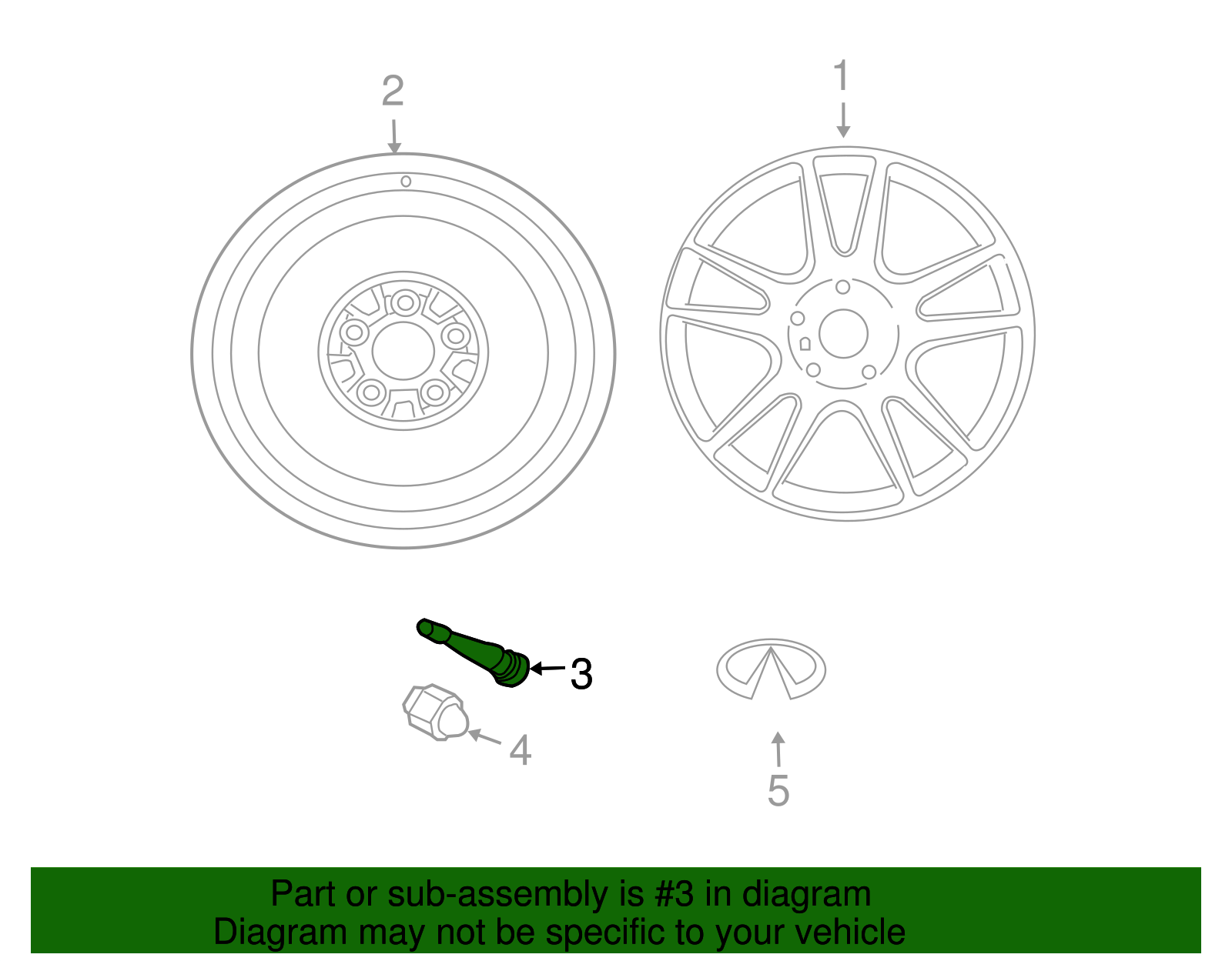 40311-60Y00 (4031160y00) - 1993-2020 Infiniti Valve Stem | Infiniti ...