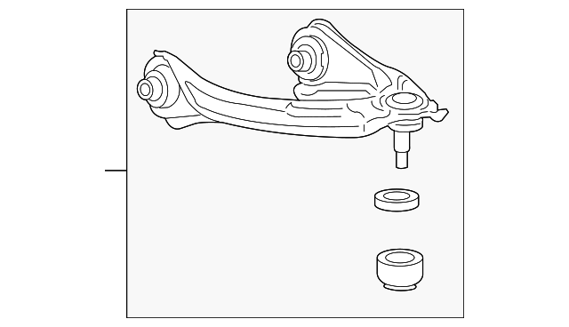 Genuine OEM Acura - Upper Control Arm Part# 51510-TA0-A03 | Acura Parts ...