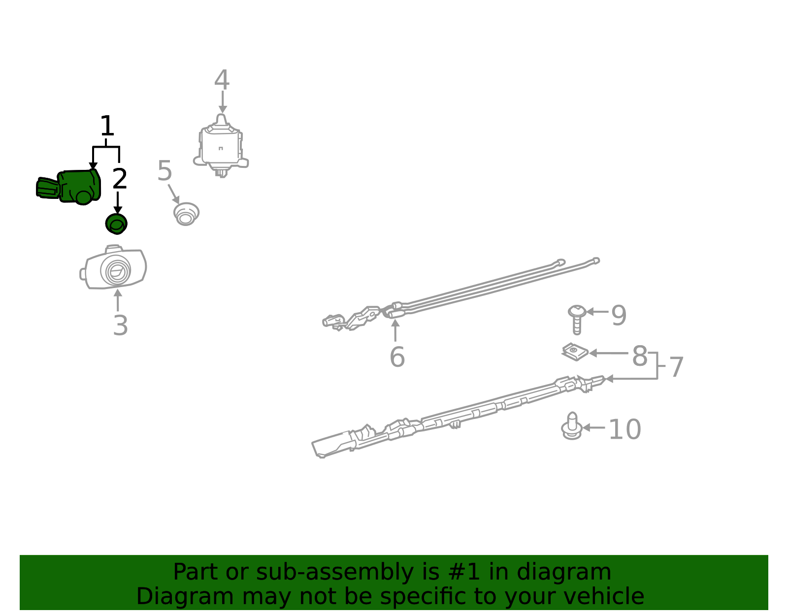 Toyota Parts Sensor 89341-06070-C0 | Toyota Parts|Toyota Online Parts ...