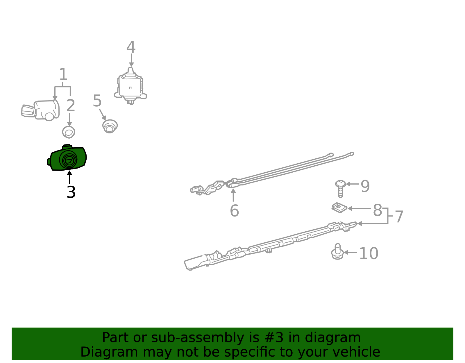 2019-2024 Toyota Park Sensor Retainer 89348-0R180-C0 | OEM Parts Online