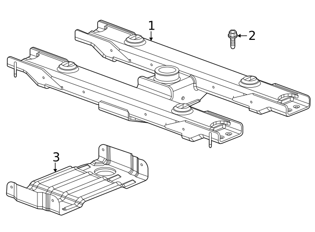 84632891 - Box-Mounted Trailer Hitch 2020-2024 GM | Chevrolet Parts Direct