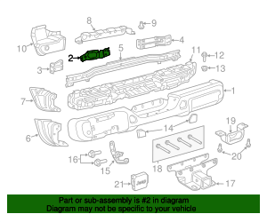 2018-2021 Jeep Wrangler Bumper Side Bracket - Passenger Side (RH ...