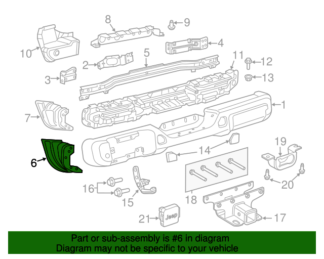 End Cap 68298823AC | TascaParts.com