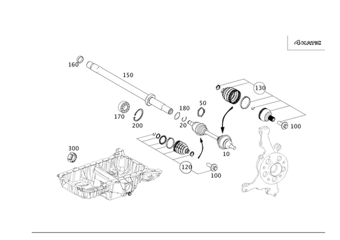 4MATIC® Front Axle Shaft for 2016 Mercedes-Benz E63 AMG S | Mercedes ...