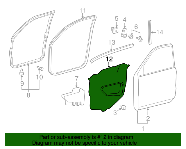 2008-2021 Toyota Land Cruiser Water Deflector 67832-60071 | Toyota ...