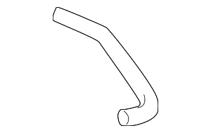 2000-2004 Toyota Engine Coolant Hose 16267-20020 | Toyota Parts Center