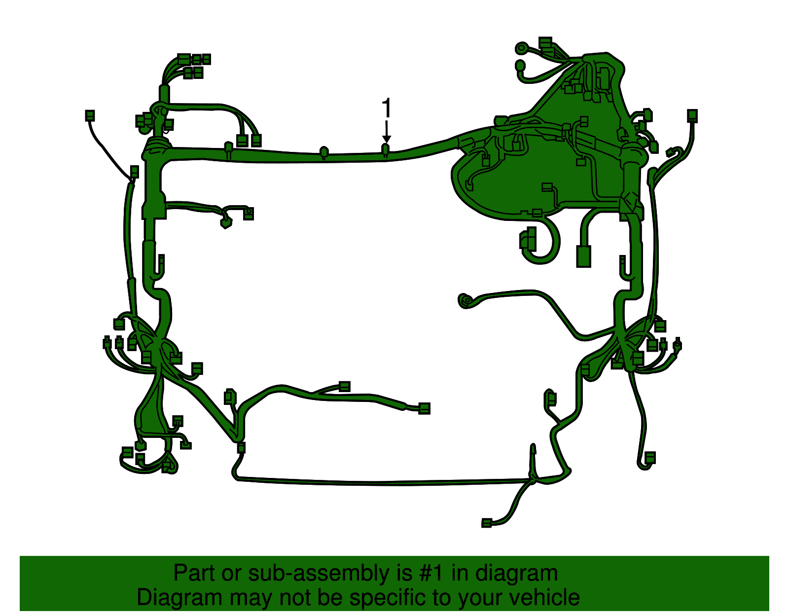 2016-2017 Toyota RAV4 Engine Harness 82111-4AF30 | Toyota Parts Center