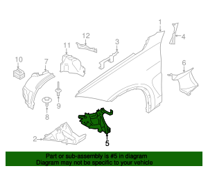 51-64-7-294-543 - Center Reinforced 2014-2019 BMW | AutoNationParts.com