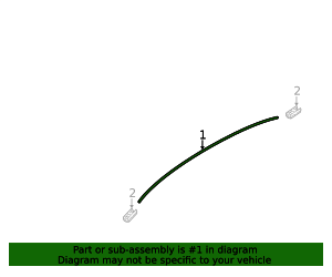 2020-2025 Nissan Versa Drip Molding 73853-5EF0A | Nissan Parts Central