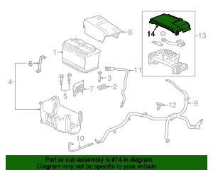 2010-2019 GM Junction Block Cover (Replaces Part Number 39152005 ...