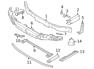 2016-2024 BMW Cross Bar 51117301605 | OEM Parts Online