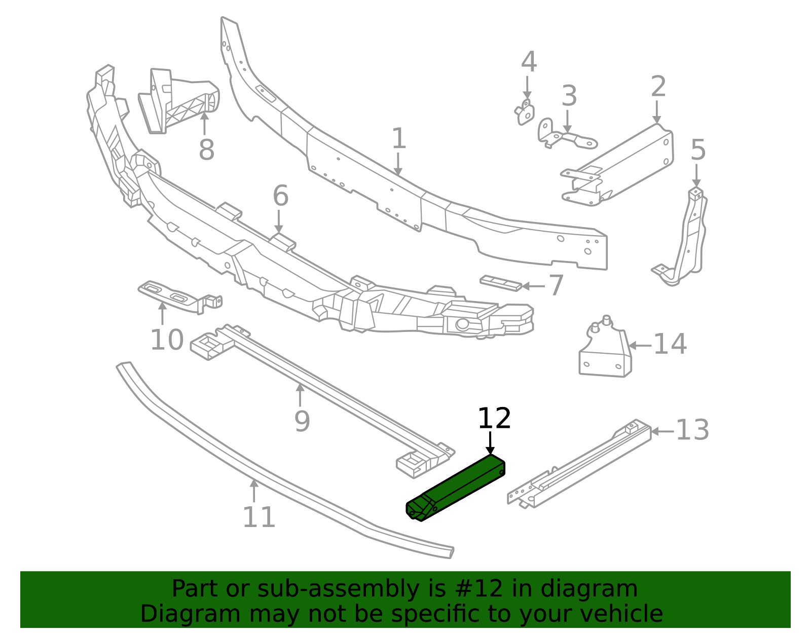 Genuine BMW 51-11-7-459-891 | Front Bracket | FREE Shipping on Most ...
