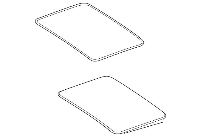 2020-2021 Mercedes-Benz Sliding Roof Panel, Glass 167-780-15-00 ...