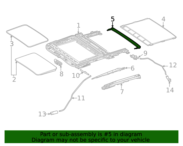 1677801200 - Drip Rail 2020 Mercedes-Benz | Mercedes-Benz USA Parts