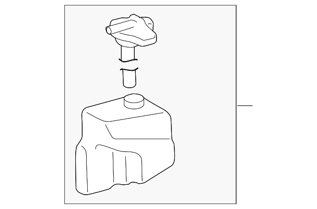 2007-2011 Toyota Camry Reservoir Assembly 16470-0P020 | Toyota San ...