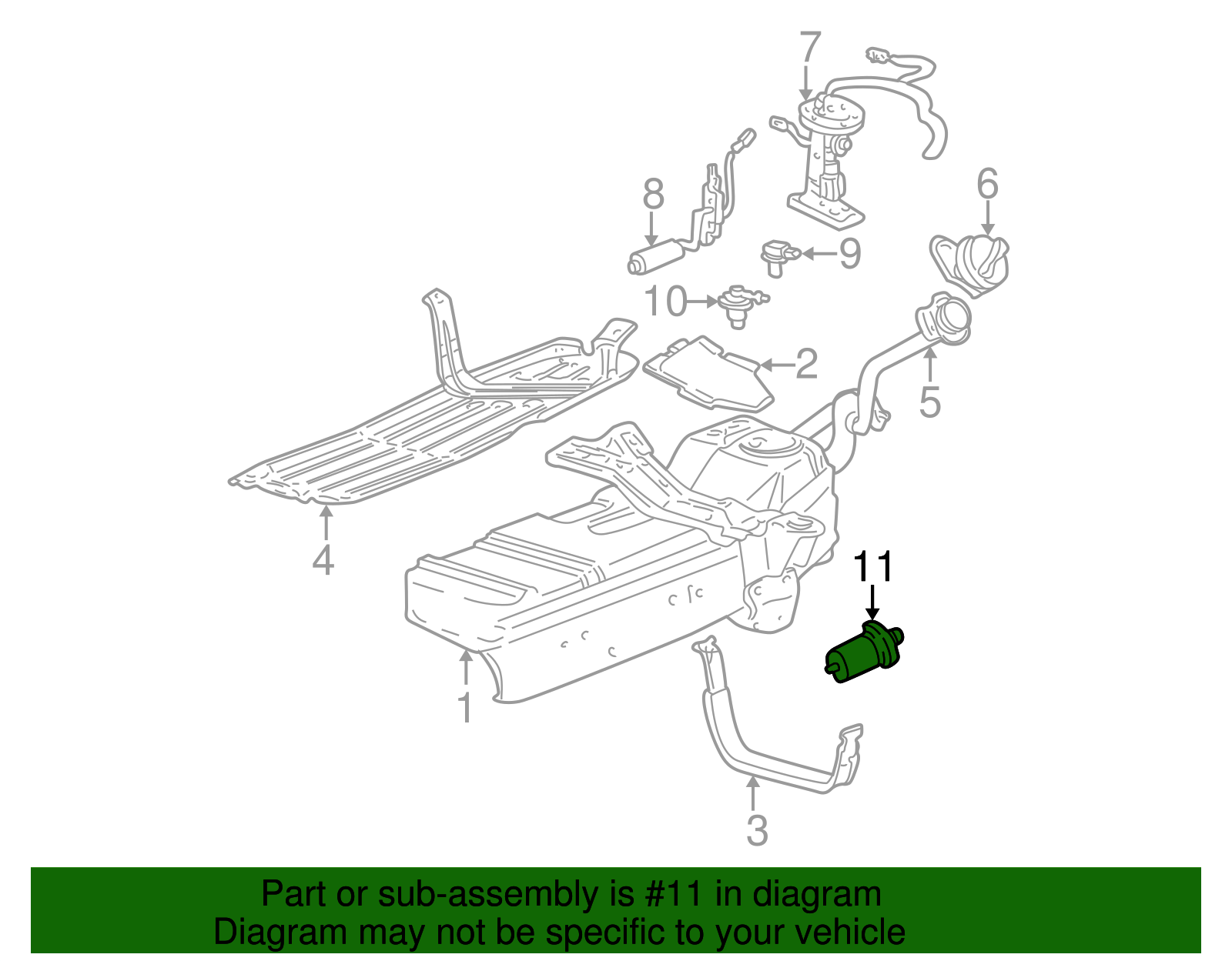 1L2Z-9155-BA - 1999-2003 Ford - Fuel Filter | Ford OEM Parts Outlet