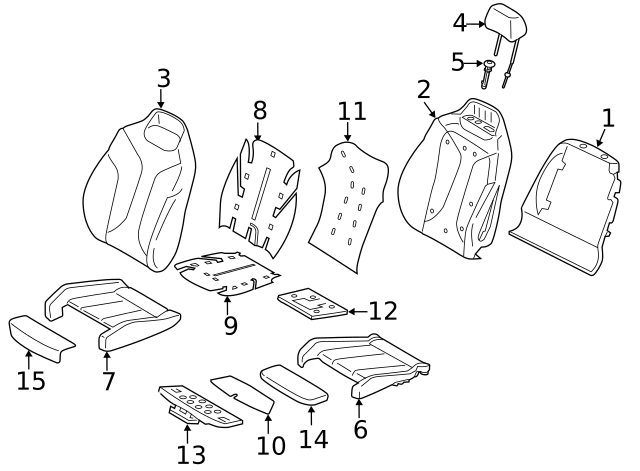 52-10-7-414-576 - Seat Track Support 2018-2024 BMW | AutoNationParts.com