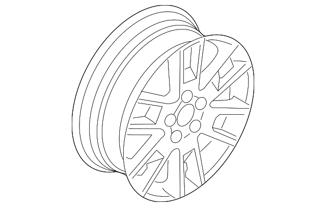 31428643 - Aluminum Rim Hera 7 X 16in - Silver - 2015-2018 Volvo ...