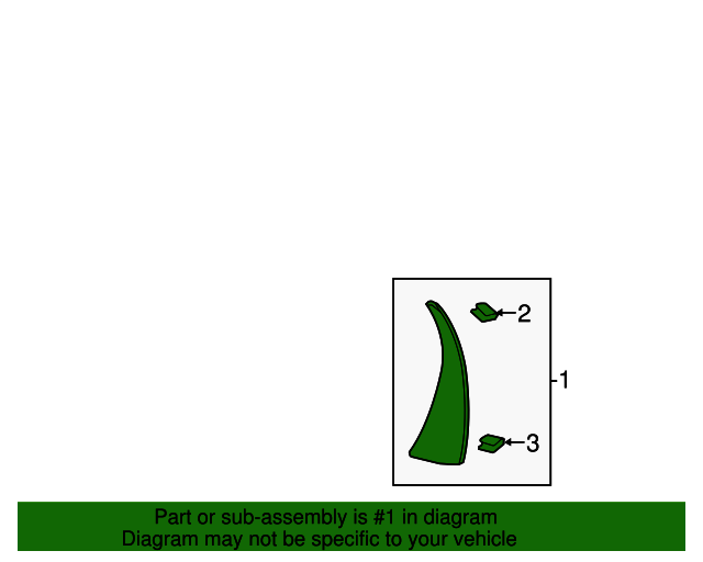 2014-2019 Chevrolet Corvette Wheel Opening Molding - Passenger Side (RH ...