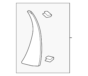 2014-2019 Chevrolet Corvette Wheel Opening Molding - Passenger Side (RH ...