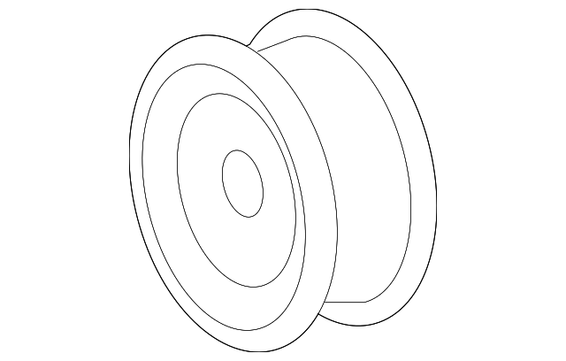 16603-38012 - Accessory Drive Belt Idler Pulley - 2007-2021 Toyota ...