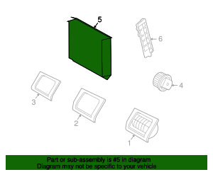 30780377 - Cabin Air Filter 2004-2013 Volvo | AutoNationParts.com