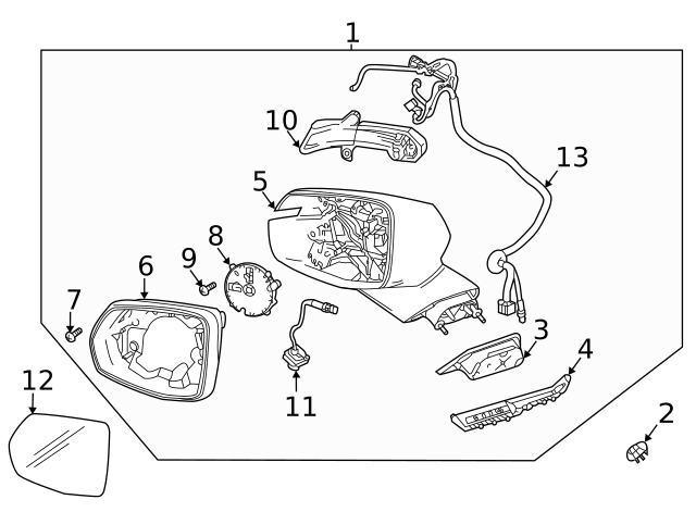 2020-2024 Cadillac XT6 Housing 86777067 GM | GMPartsDirect.com