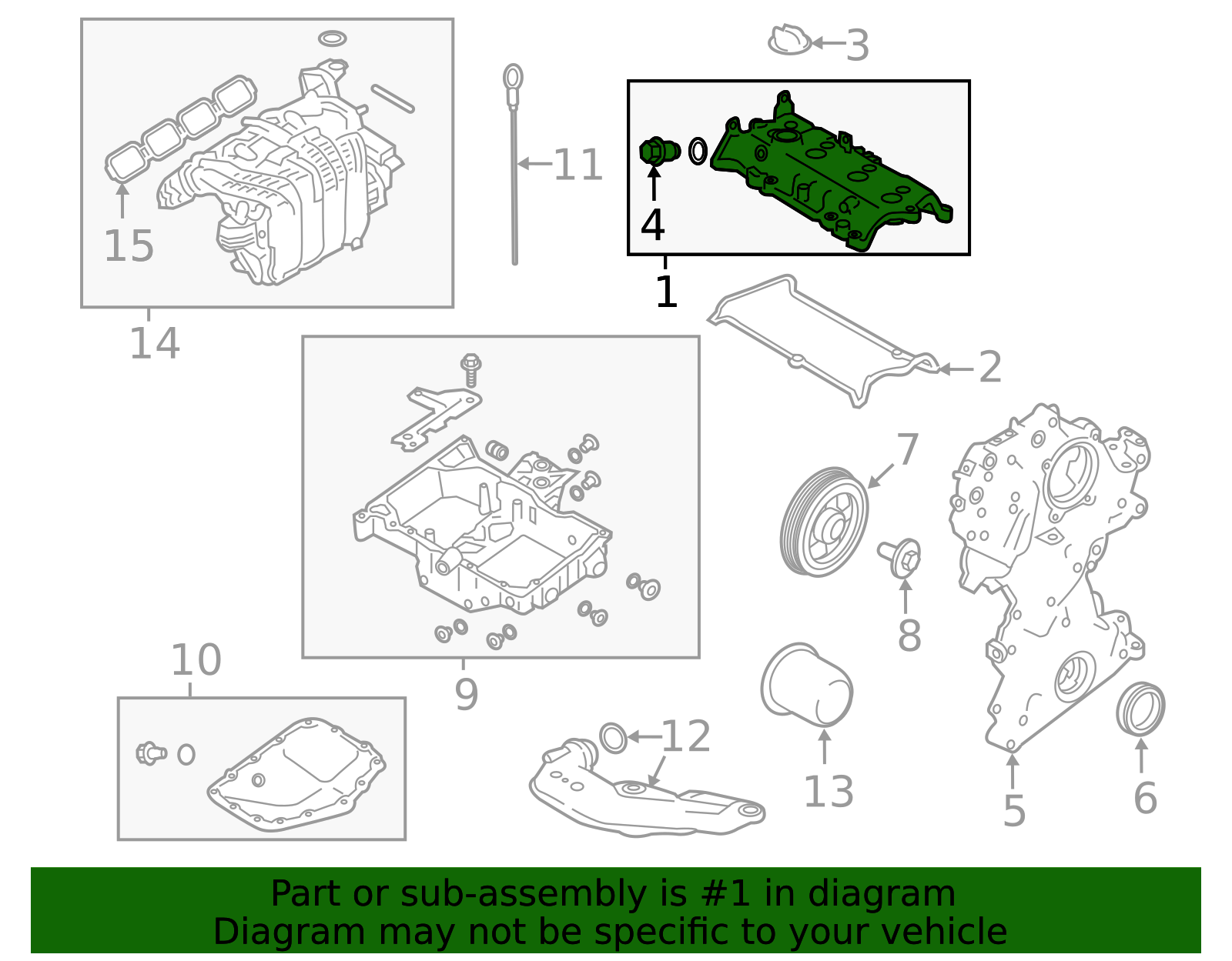 13264-6CA0A - Valve Cover 2019-2023 Nissan | Nissan Parts & Accessories ...