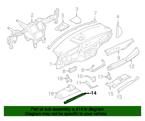 51459281642 - 2014-2018 BMW Lower Trim (51-45-9-281-642) | BMW of South ...