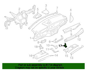 Genuine BMW 51-45-9-276-277 | Lower Panel Bracket | FREE Shipping on ...