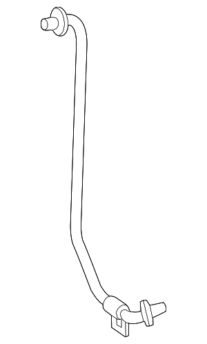 2012-2016 Mercedes-Benz Automatic Transmission Oil Cooler Tube 204-528 ...