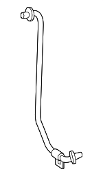 2012-2016 Mercedes-Benz Automatic Transmission Oil Cooler Tube 204-528 ...