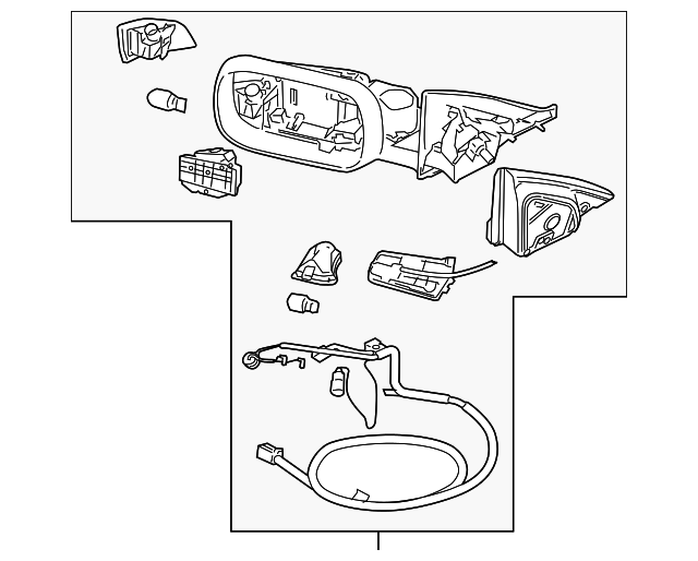 2006-2007 Volvo C70 Mirror Assembly - Passenger Side (RH) 30779486 ...