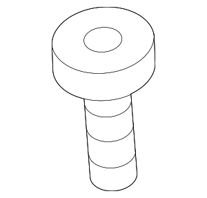 WHT-003-682 - Outer Belt Assembly Lower Bolt 2015-2024 Audi | Audi OEM ...