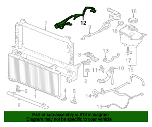 2016-2023 Jaguar Return Hose T2H1436 | JaguarParts.com