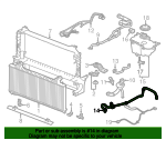 2016-2023 Jaguar Water Hose T2H35981 | Haper Jaguar Parts