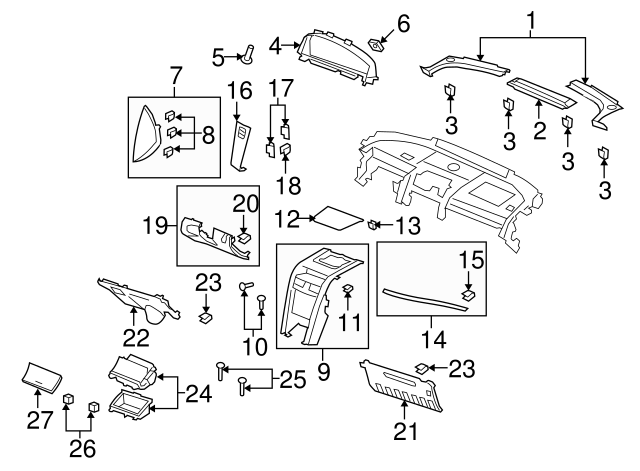 2008-2017 GM Multi-Purpose Retainer 92139070 | TascaParts.com