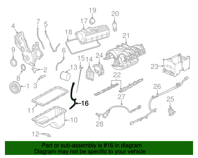 2004-2008 Ford Tube Assembly 3L3Z-6754-AA | GetOEMParts.com
