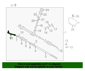 2013-2019 Hyundai Outer Tie Rod 56820-2W000 | OEM Parts Online