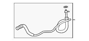 17-22-7-583-184 - Automatic Transmission Oil Cooler Hose Assembly ...