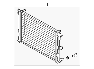 2019-2020 Lexus UX200 Radiator Assembly 16400-24320 | OEM Parts Online