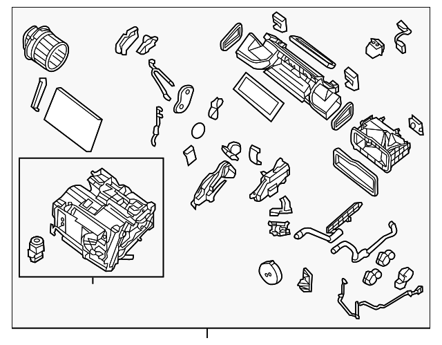 27210-5UD1C - AC & Heater Assembly - 2018 2019 Nissan Sentra ...
